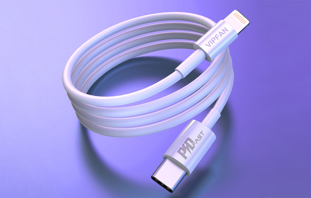 Slomart Kabel USB C Lightning P01 3A PD 2m bel Mimovrste Slomart Kabel USB C Lightning P01 3A PD 2m bel Mimovrste